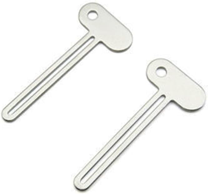 2Pcs Stainless Steel Toothpaste Squeezer, Tube Key Squeezers,Metal Tube ...