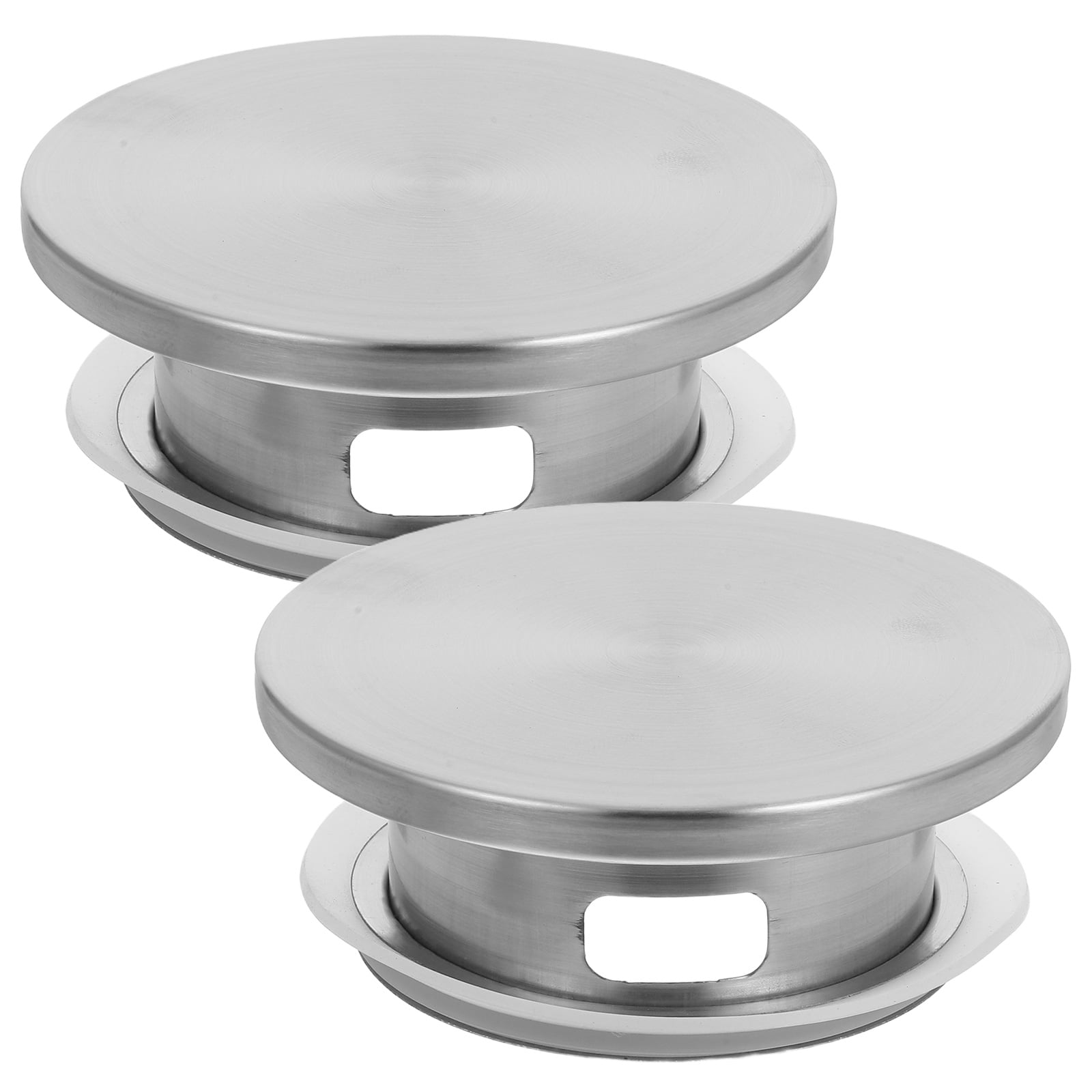 Amosfun 2Pcs Household Stainless Steel Pitcher Lid Convenient Dual ...