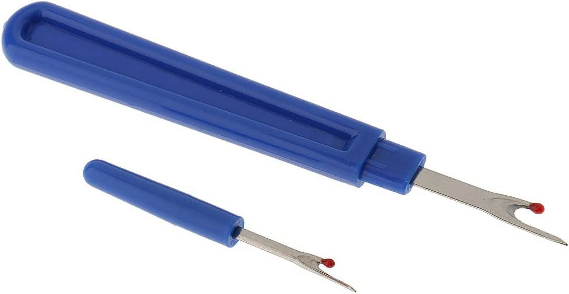 2Pcs Steel Seam Ripper with Blue Plastic Handle for Sewing Crafting ...