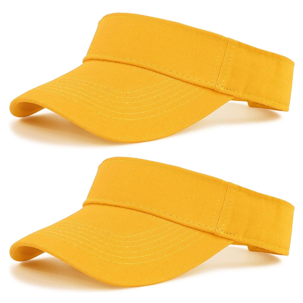 2Pcs Sun Visors for Women Mens Adjustable Visor Hat Womens Visors for ...