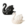 2Pcs Swan Ceramic Toilet Bolt Covers, Toilet Bolt Caps Decorative ...