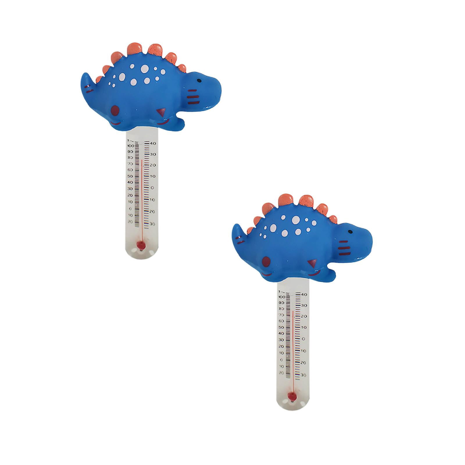 2Pcs Swimming Pool Float Temperature Gauge Cartoon Dinosaur World ...