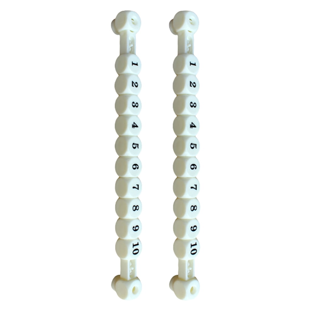 2Pcs Table Football Counter Indicator Plastic Football Scoring Counters ...