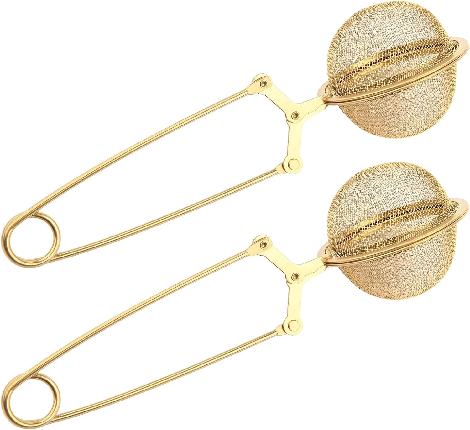 2Pcs Tea Ball Infuser, Premium Stainless Steel Fine Mesh Screen Tea ...