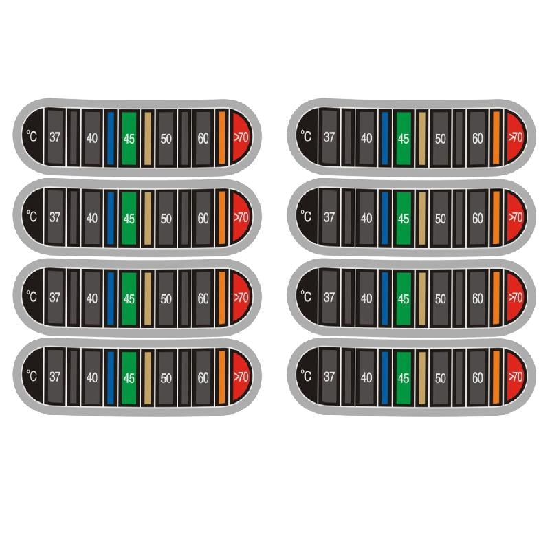 2Pcs Temperature Display Sticker, Thermometers Strips Displays ...