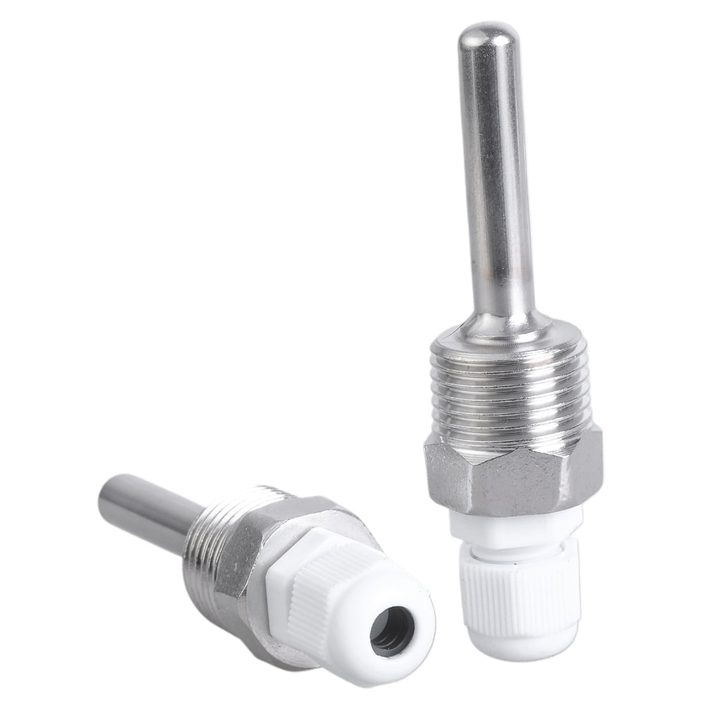 2Pcs Temperature Sensors Immersions Sleeve 8x50mm Stainless Steel ...