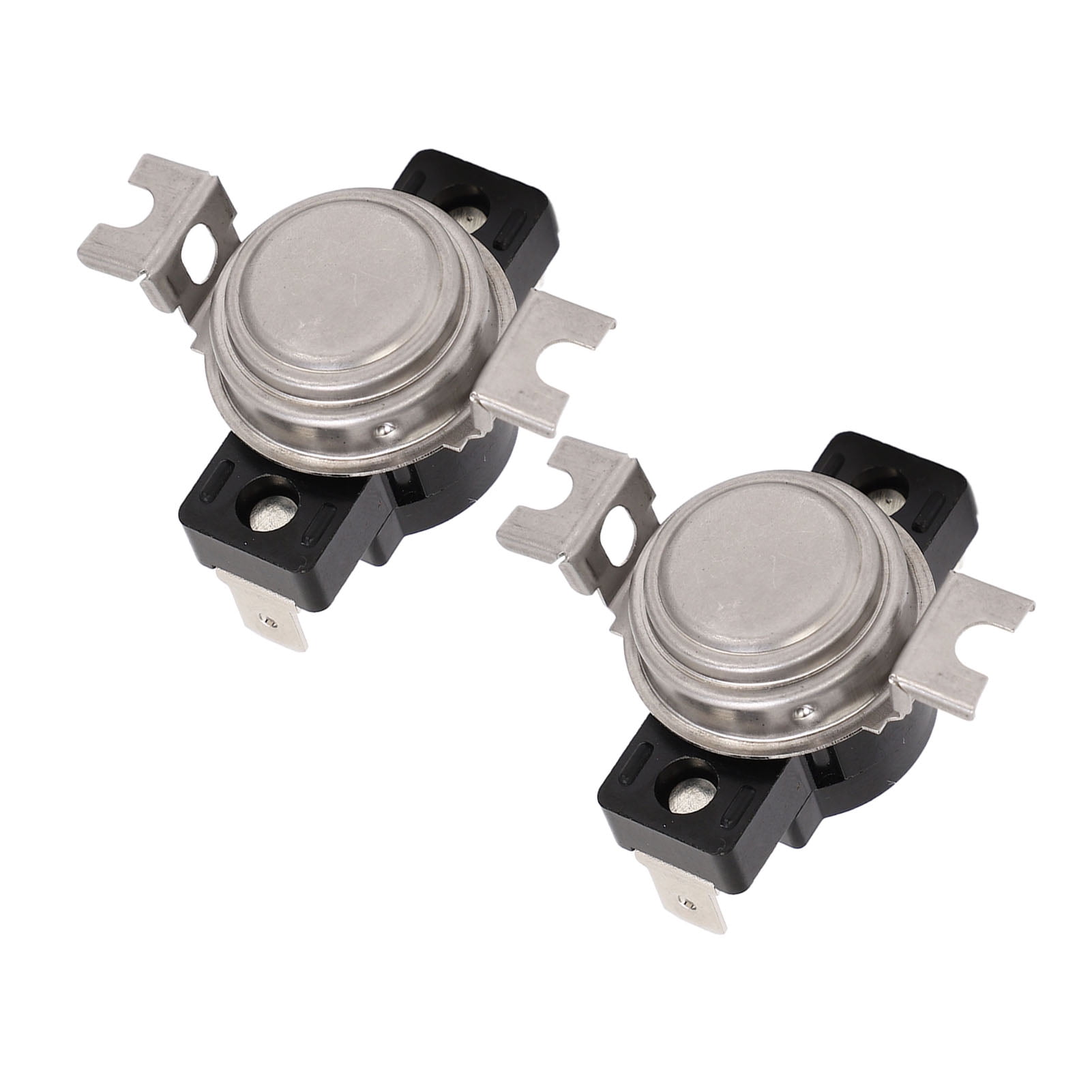 2Pcs Thermostat Switch Sensitive Auto KSD302R Dual Metal Plate Temperature Control Switch 250V ...