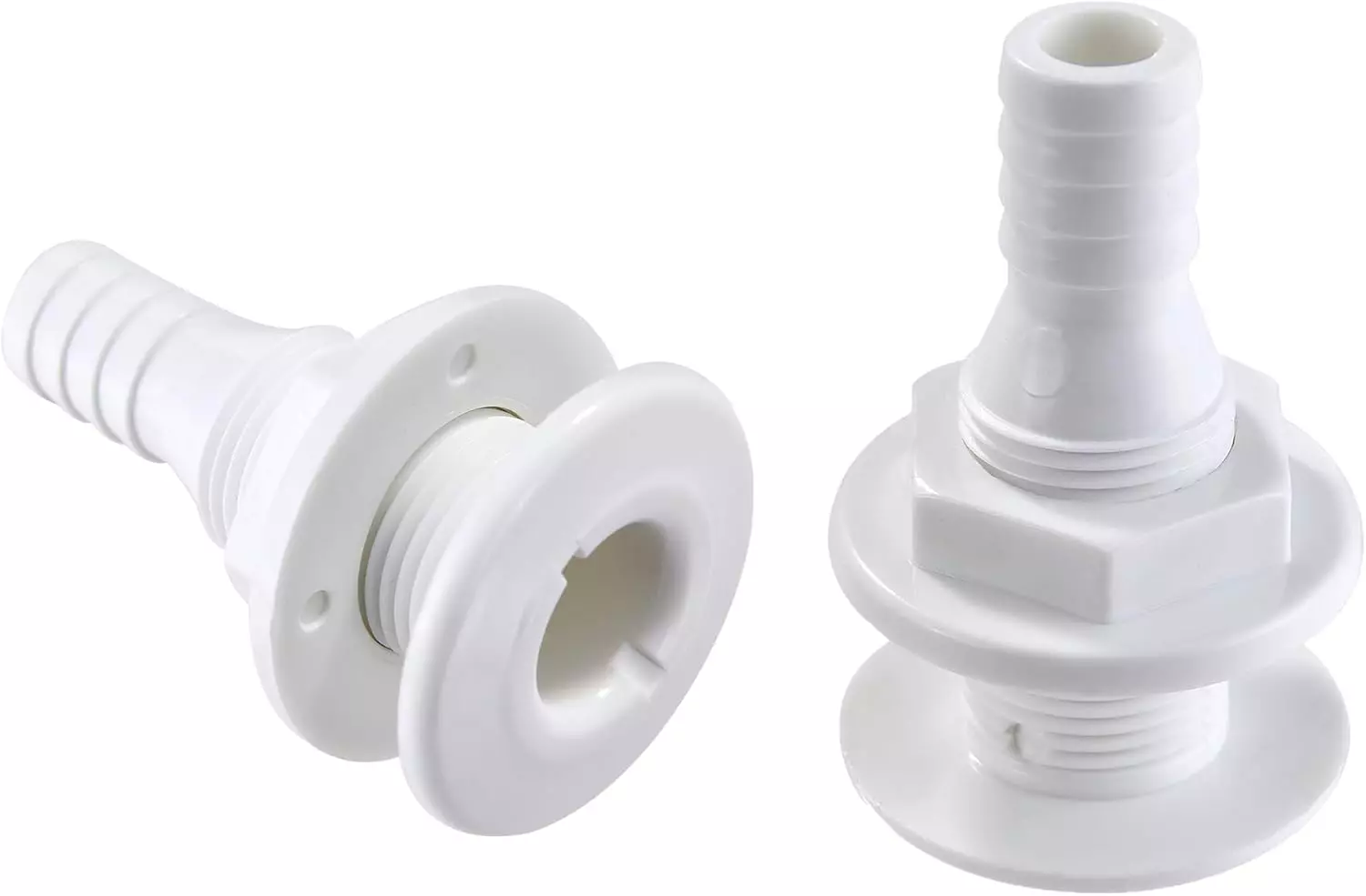 2Pcs Thru Hull Fitting, Marine through Hull Connector Fitting for Boats ...