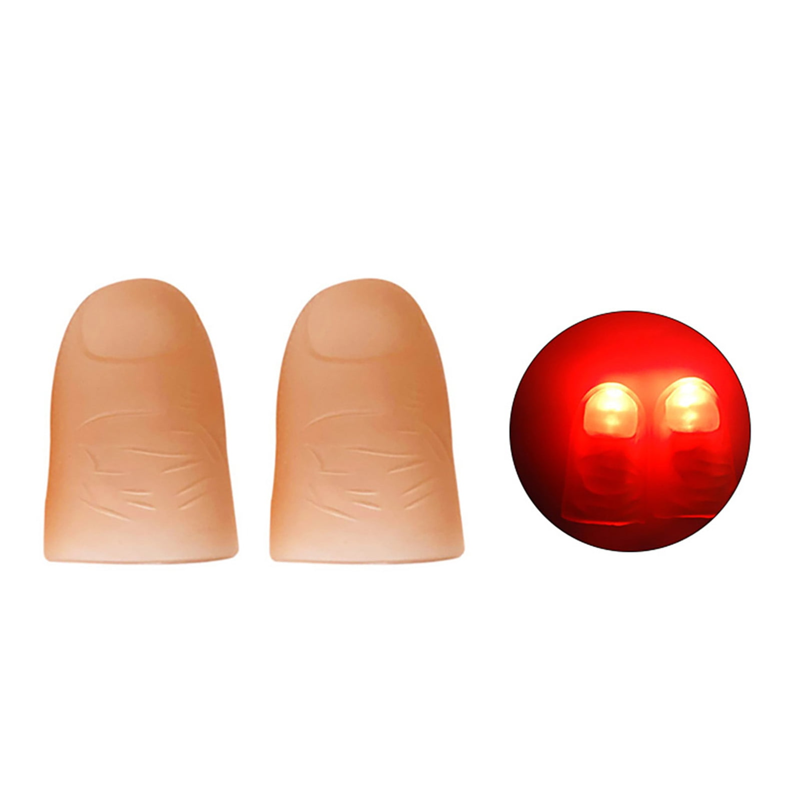 2Pcs Thumb Finger Light Battery Powered Colorful Party Supply LED Thumb ...
