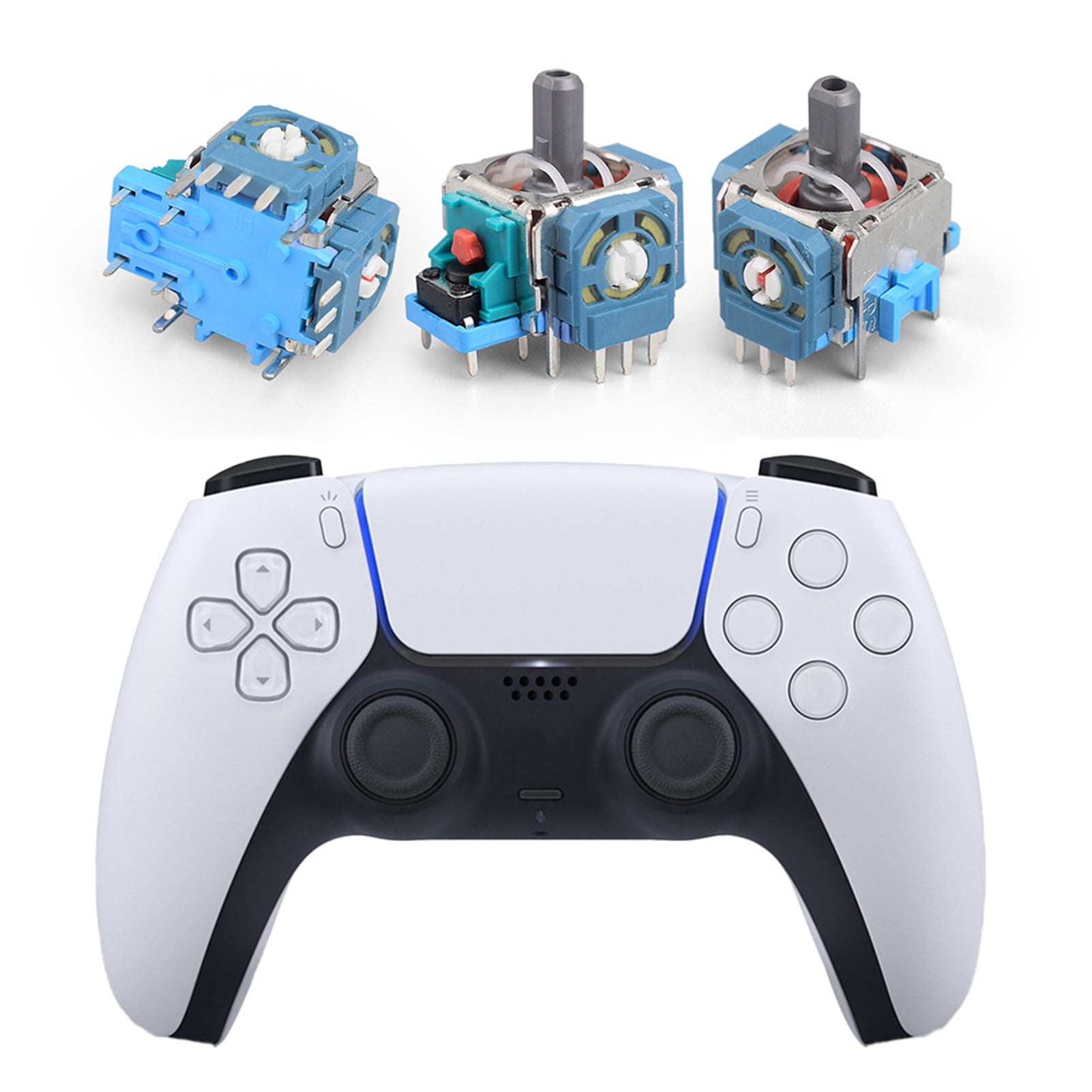 2Pcs Thumbsticks Wireless Controller Joystick Replacement Parts Precise ...
