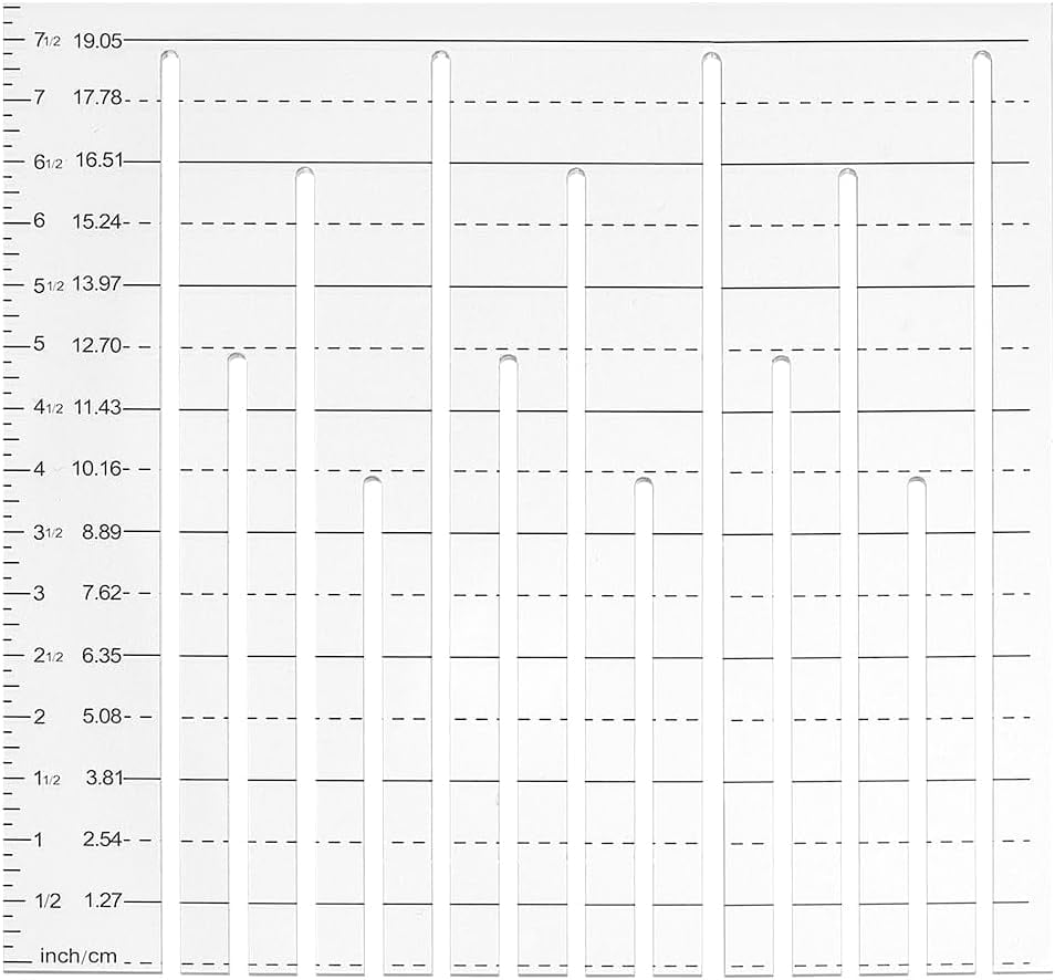 2Pcs Tie Blanket Ruler Template Square Acrylic Quilting Template Ruler ...
