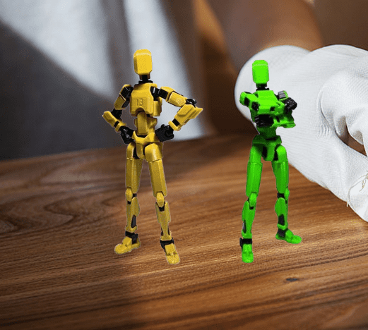 2Pcs Titan 13 Action Figure, T13 Action Figure Robot, Stikbot Toys with ...