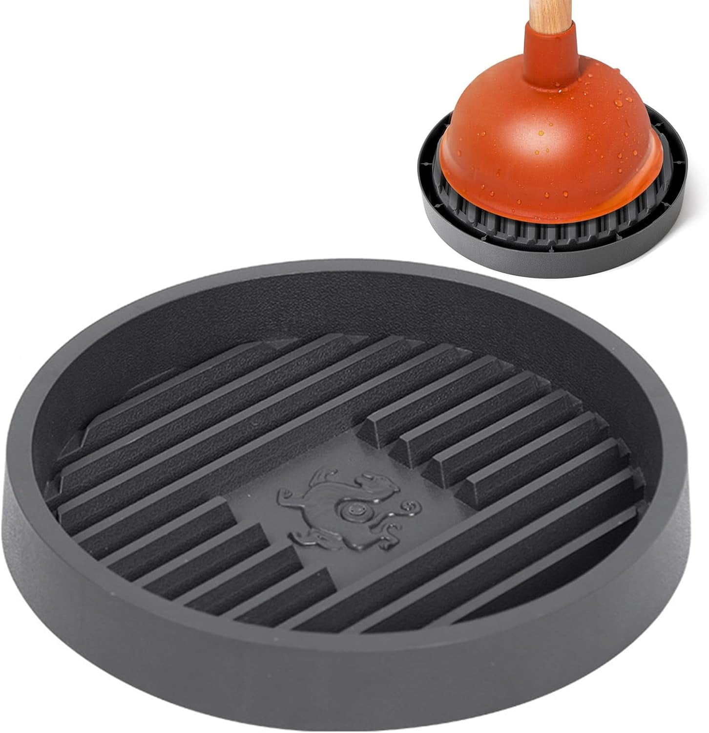 2Pcs Toilet Plunger Holder, Air Drying Mat for Toilet Plungers, Toilet ...