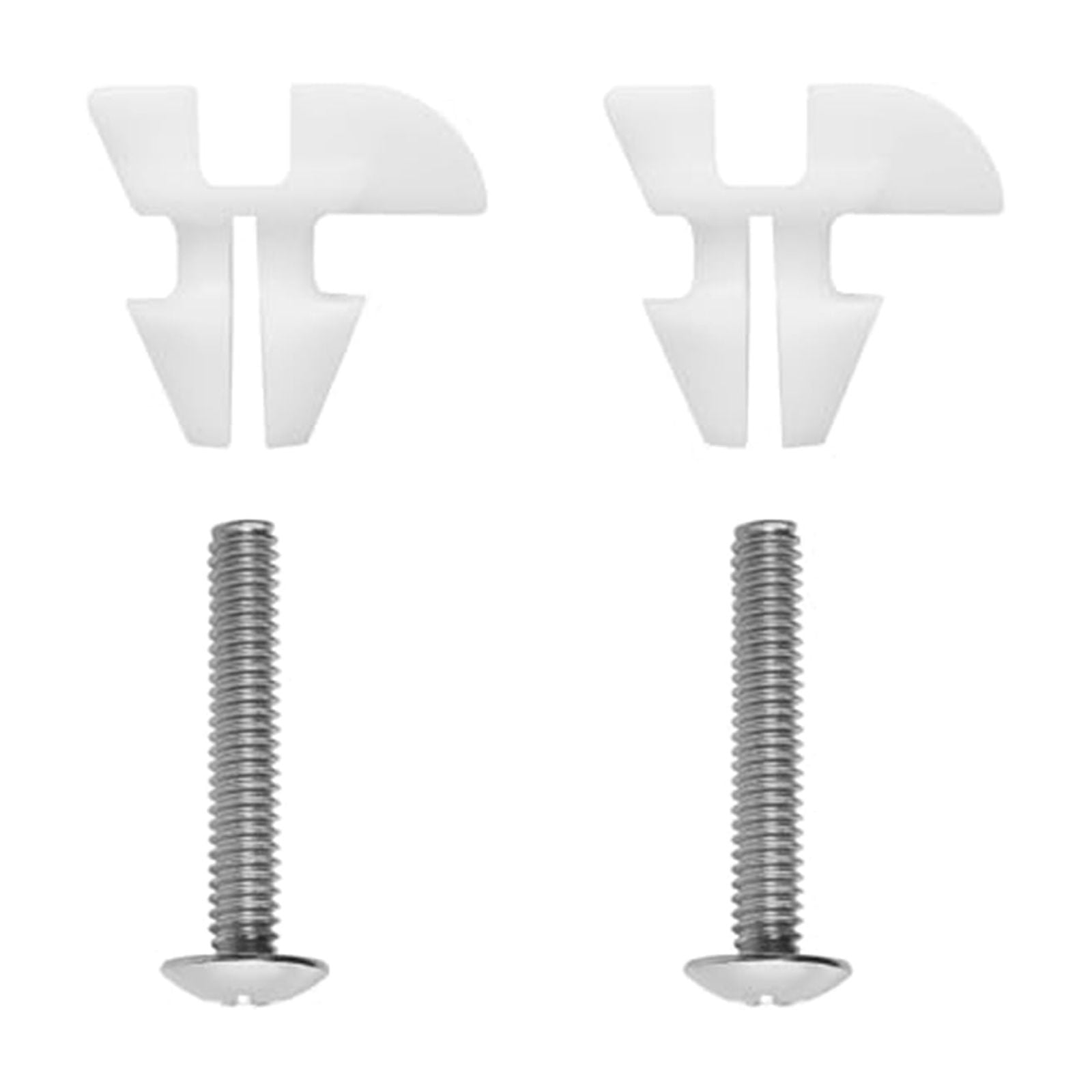 2Pcs Toilet Seat Screws & Bolts Fasteners Quick Replacement Toilet ...