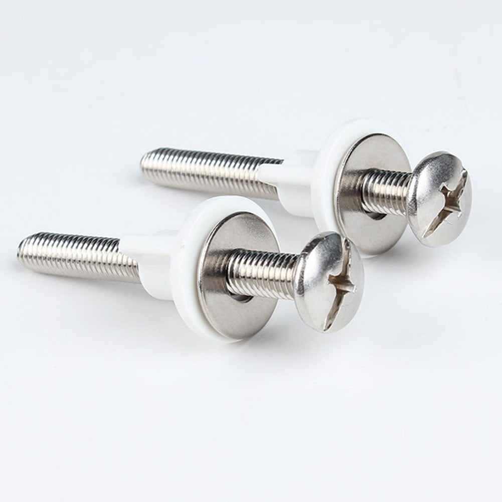 2Pcs Toilet Seat Screws, Steel Toilet Seat Hinge Bolts and Nuts, Toilet ...