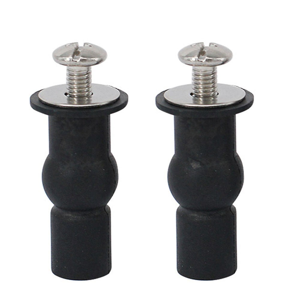 2Pcs Toilet Seats Screws Hinges Ex Panding Rubber Top Nuts Fix Ings Wc ...