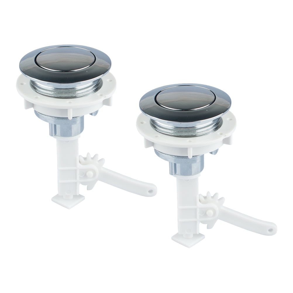 2Pcs Toilet Tank Buttons Single Flush Toilet Water Tank Buttons Toilet ...