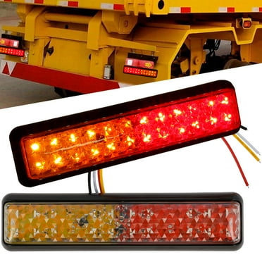 Shop LED 6" Oval Red Brake Stop Turn Tail Marker Signal Light for Truck ...