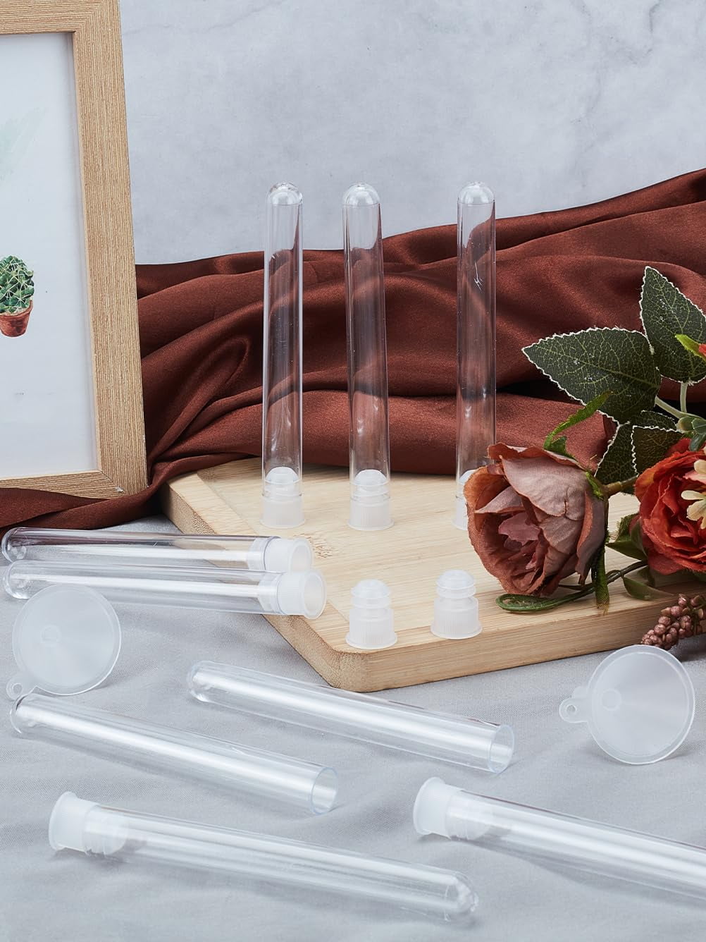 2Pcs Transparent Plastic Funnel Hopper Multi-Purpose Clear Funnels ...