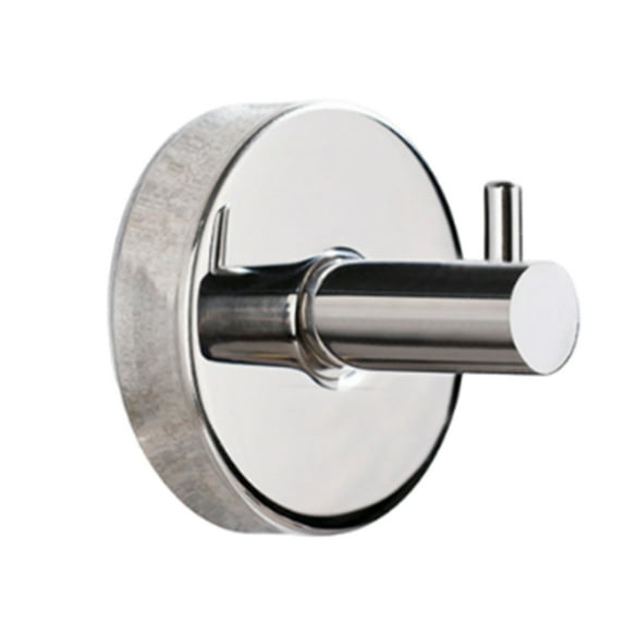 2Pcs Transparent Stainless Steel Suction Cup Hooks - No-Trace Adhesive ...