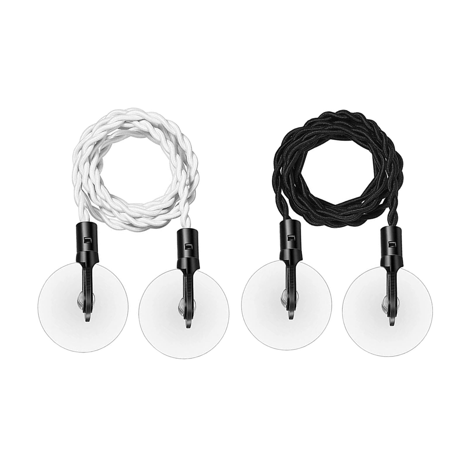 2Pcs Travel Laun Clothesline with Hooks and Suction Cup Rope - Walmart.com