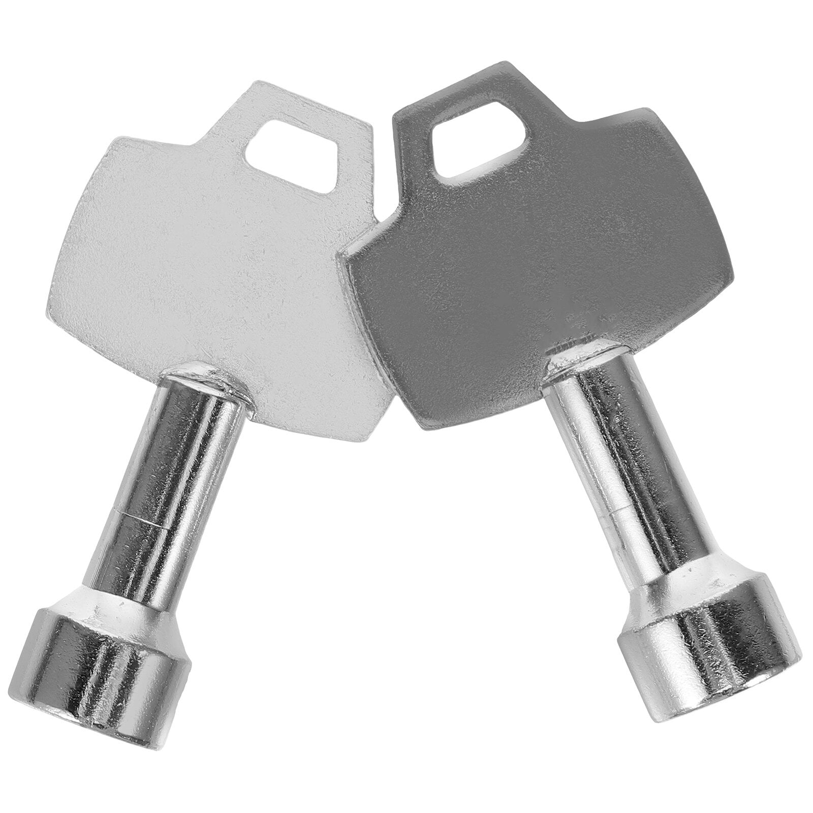 2Pcs Triangle Outdoor Peel Box Trash Can Lock Key Replacement Part for ...