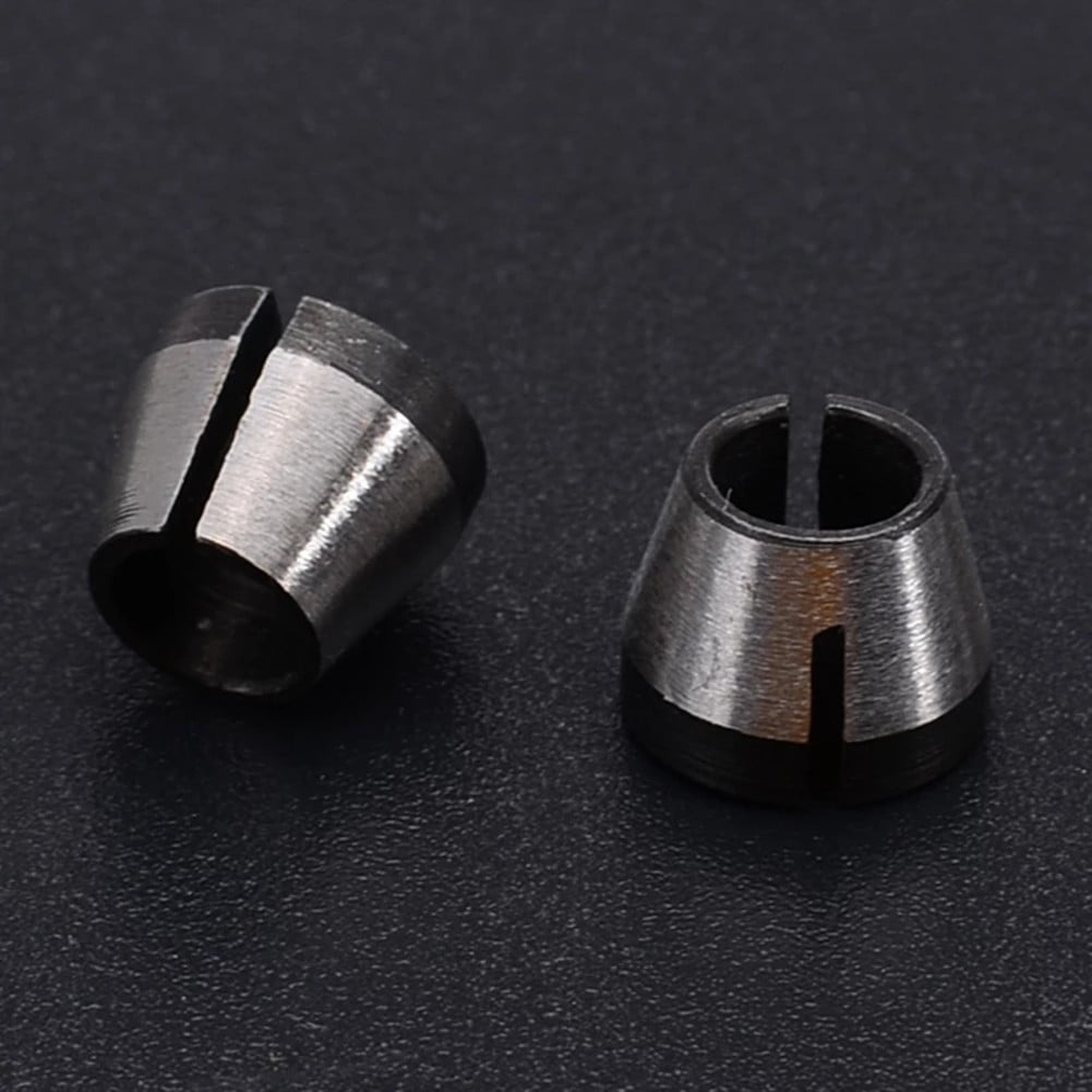 2Pcs Trimming Machine Router Bit Collets Router Bit Trimmer Collet ...