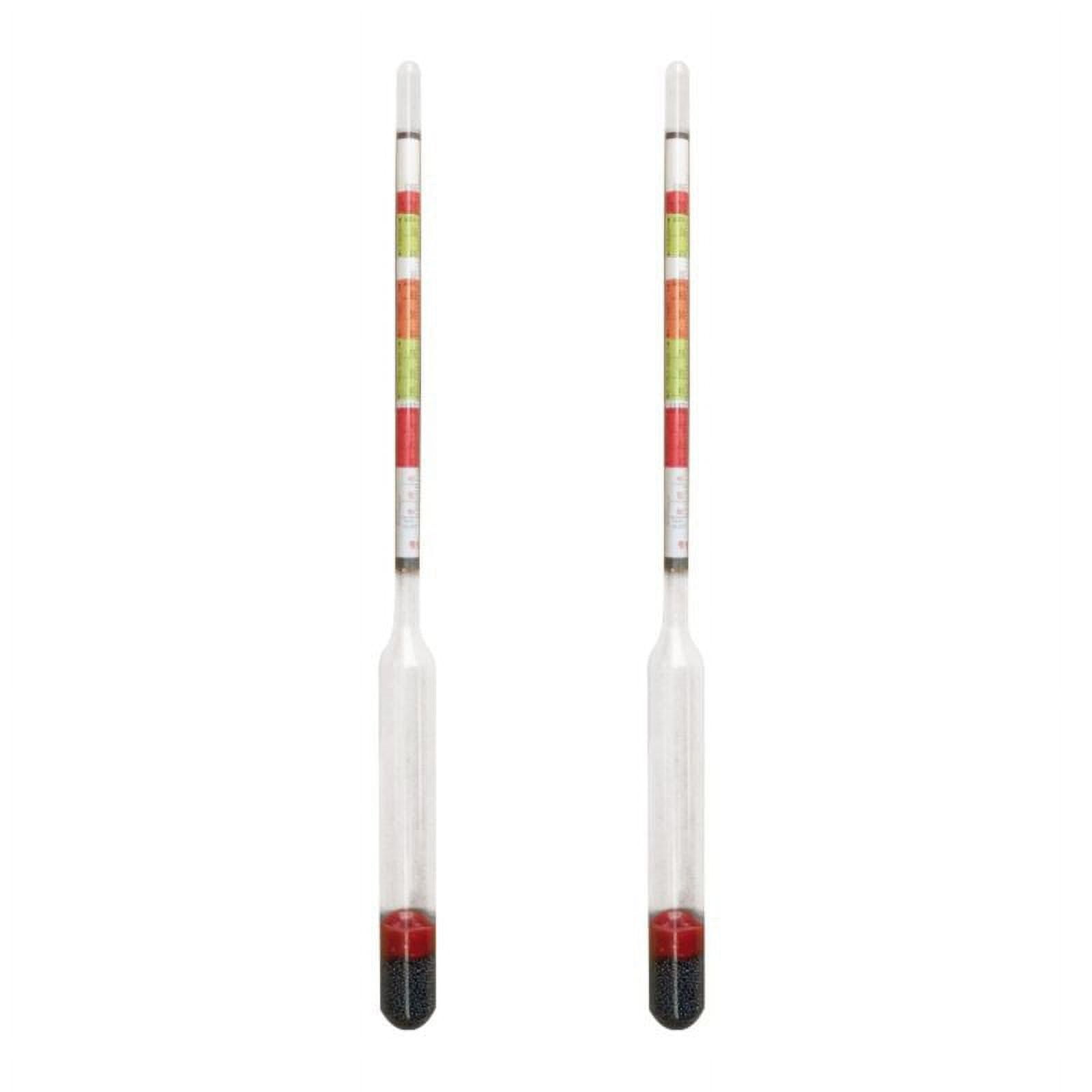 2Pcs Triple Scale Hydrometer Self Brewed Wine Meter for Making Beer ...