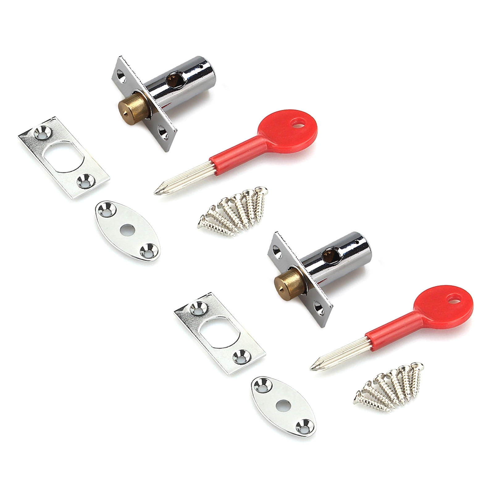 2Pcs Tube Well Lock Mortice Door Bolts with Star Key Pipe Tube Well ...