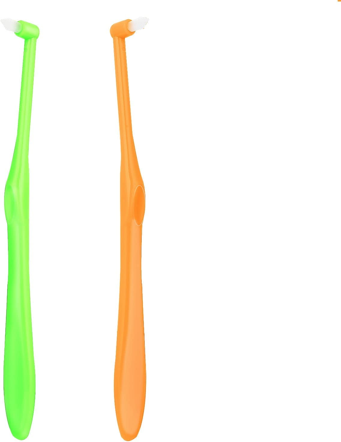 2Pcs Tufted Toothbrush Trim Toothbrush End-Tuft Tapered Toothbrush ...