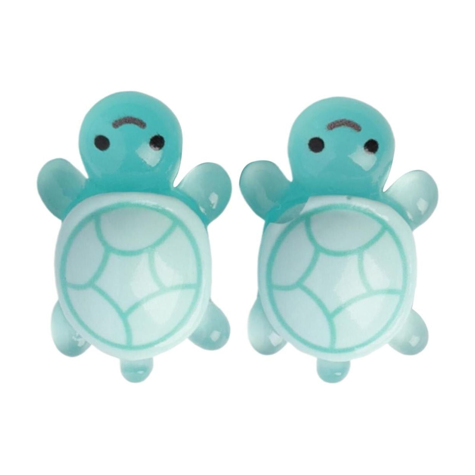Resin Animals 100PCS Mini Turtles Night Glow,Mini Animals Figures,Mini ...