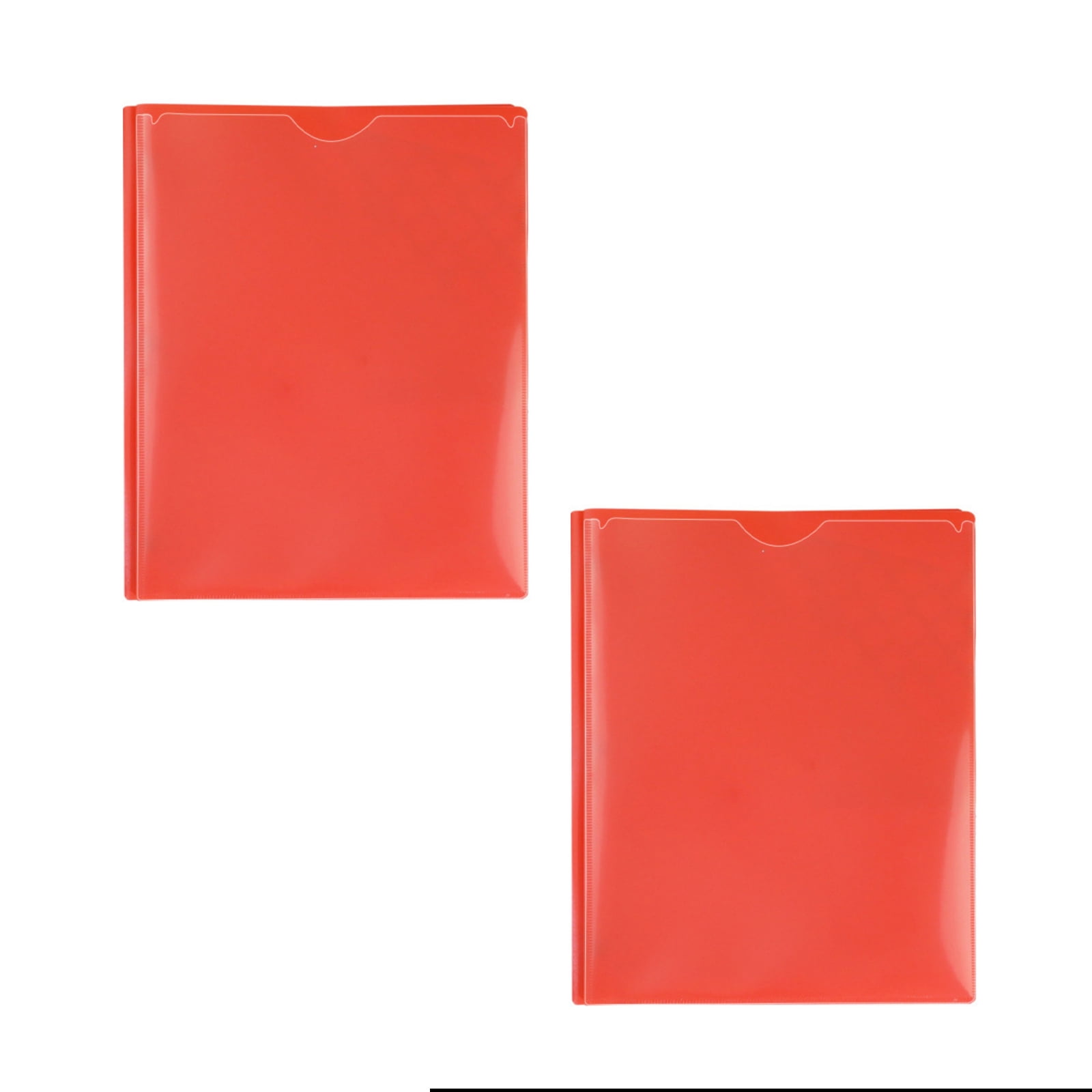 2Pcs Two Pockets File Bag with 3 Prongs Letter Size Document Organiser ...