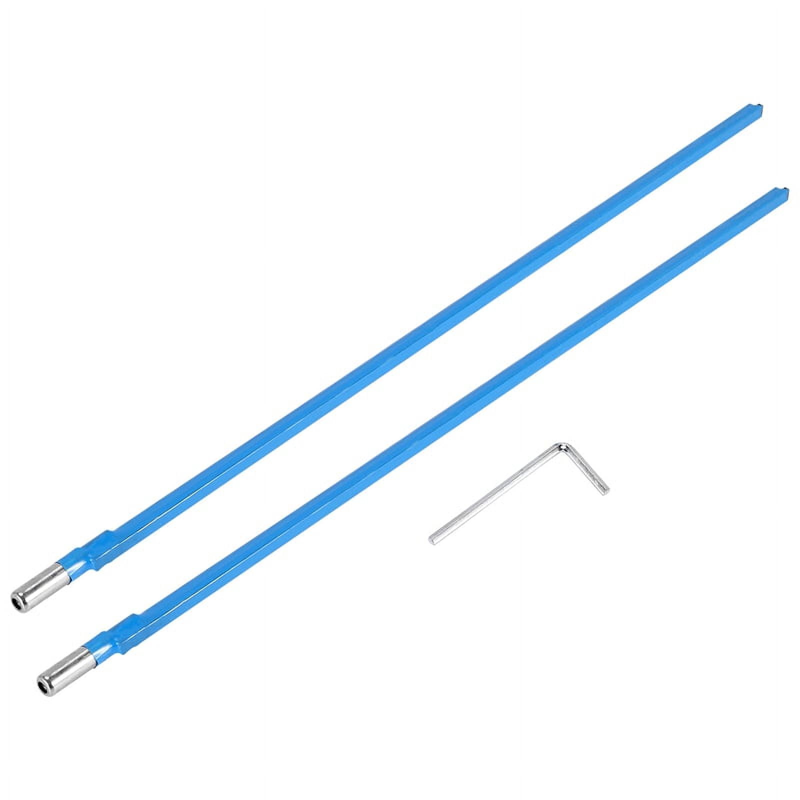 2Pcs Two Way Rod Type Guitar Truss Rod Steel 9 x 420mm Blue Guitar ...