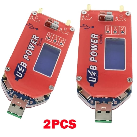 2Pcs USB DC 5V to 3.3V-24V 15W Adjustable Step Up/Down Power Supply ...