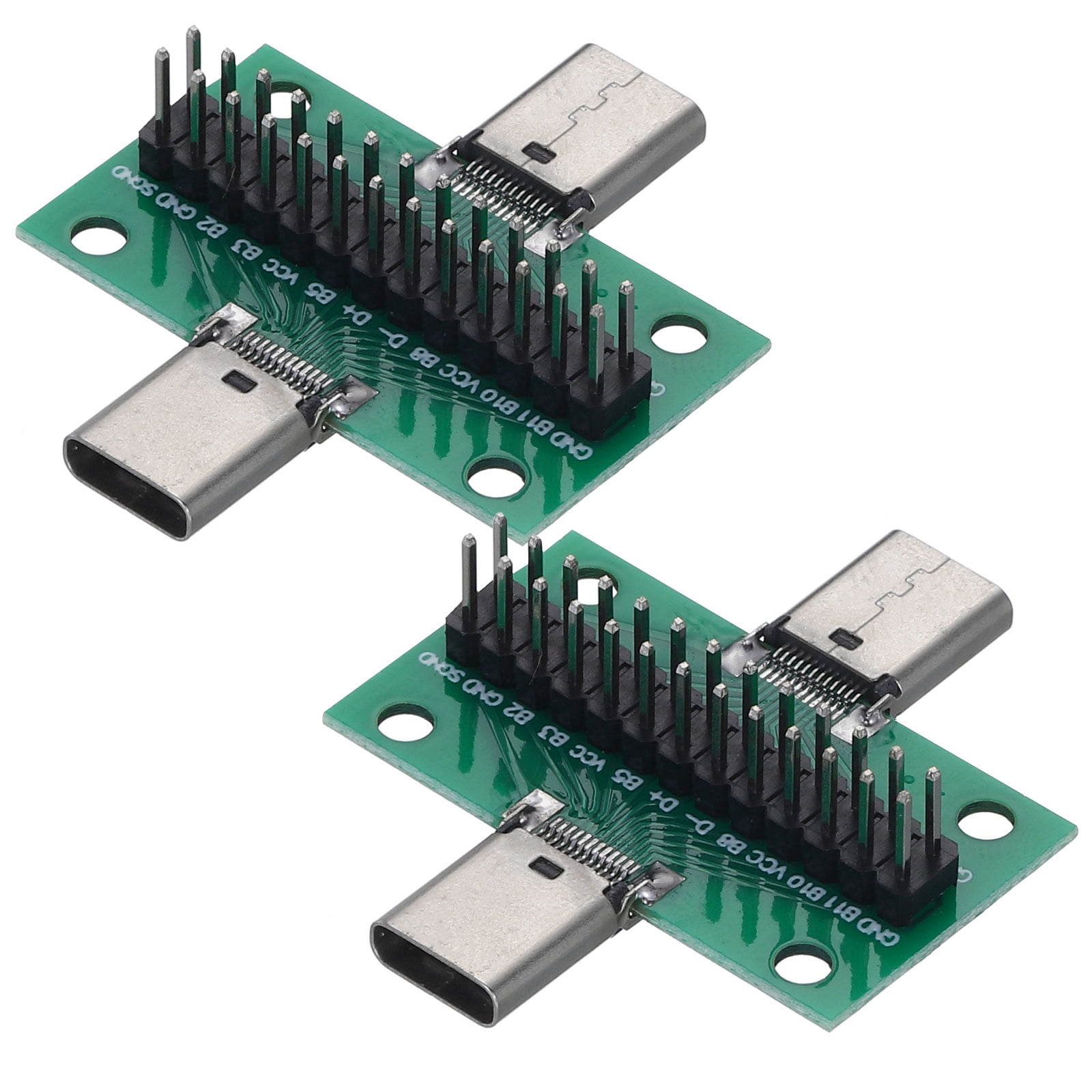 2Pcs USB3.1 Type C Female to Female Test Board with 26Pin PCB Board ...