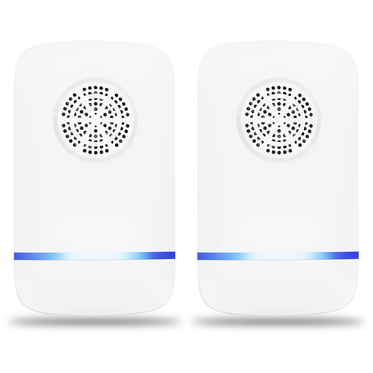 2Pcs Ultrasonic Pest Repeller Electric Fly Mosquito Dispeller Mouse ...