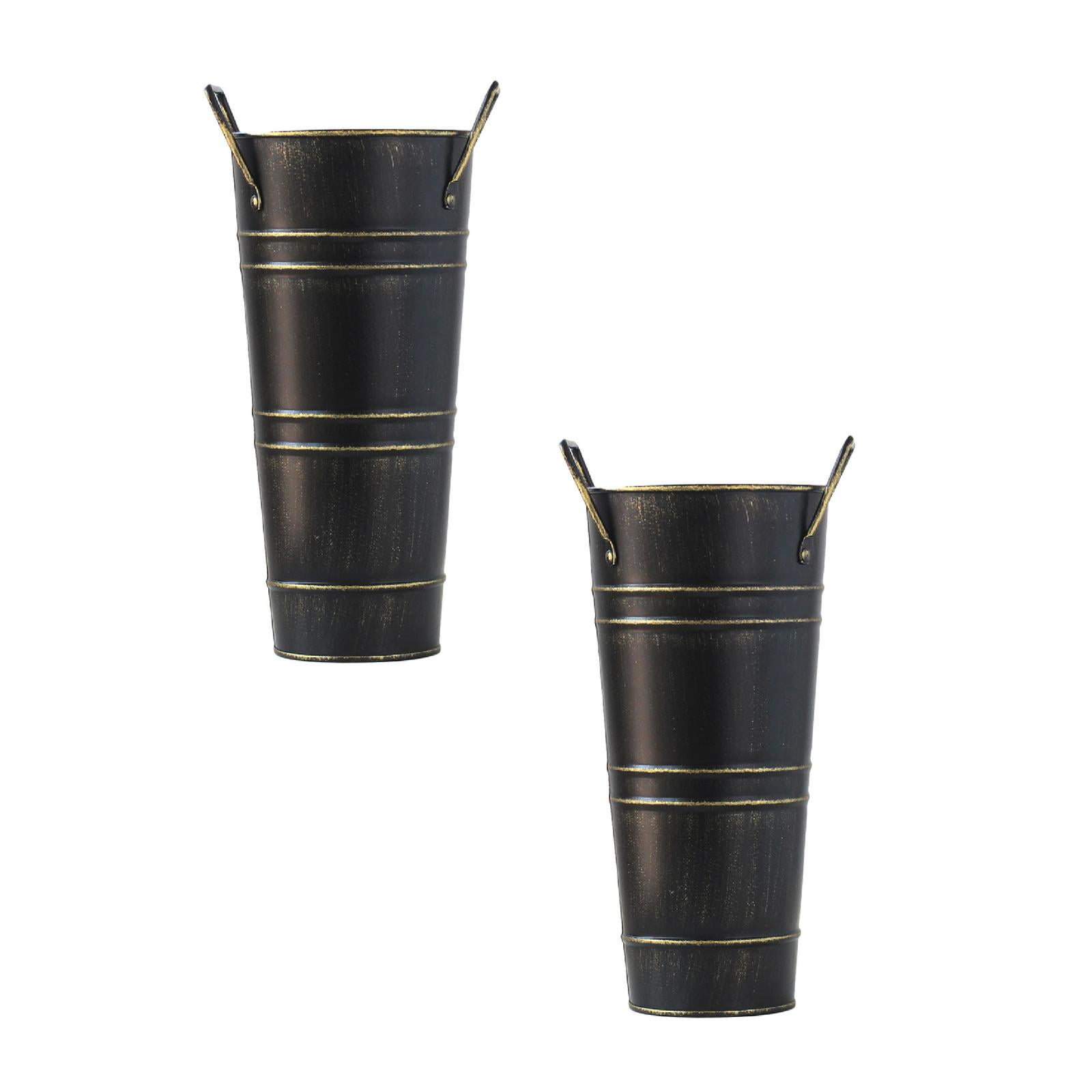 2Pcs Umbrella Stand Holder Metal Umbrella Bucket Freestanding Umbrella ...