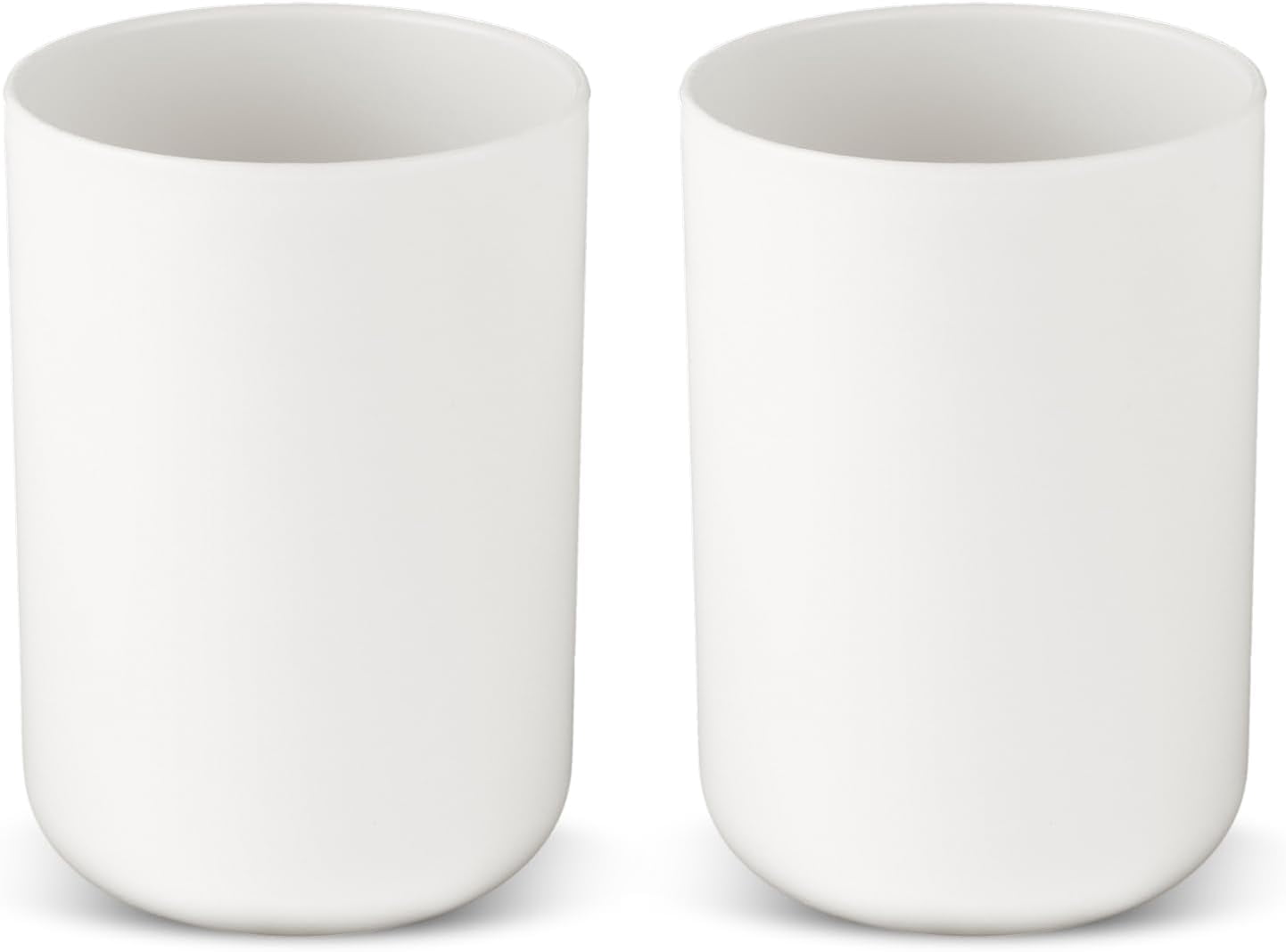 2Pcs Unbreakable Bathroom Tumbler, Dishwasher Safe Drink Cup, Mouthwash ...
