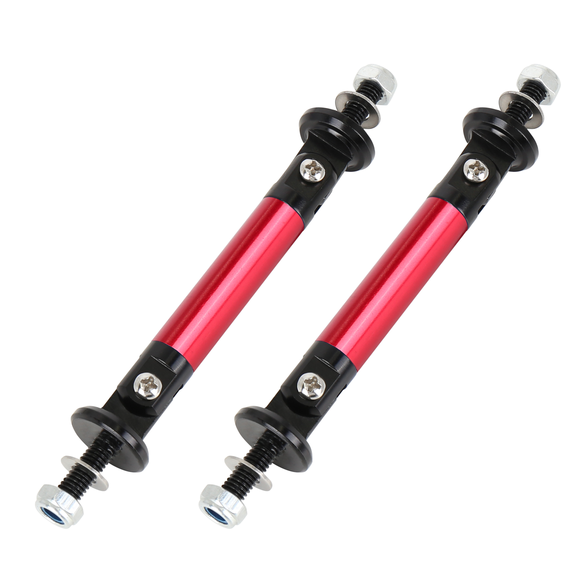 2Pcs Universal Adjustable Front Bumper Lip Lever Splitter Support Rod ...