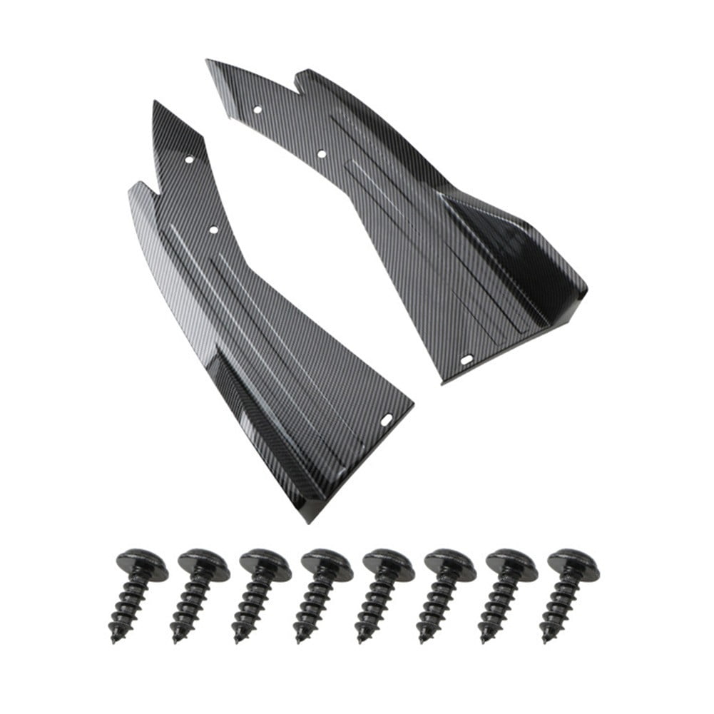 2Pcs Universal Car Rear Bumper Angle Protect Lip Spoiler Diffuser ...