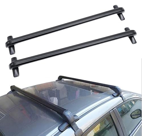 2Pcs Universal Car Roof Rack, Lockable Top Roof Rack Cross Bars ...