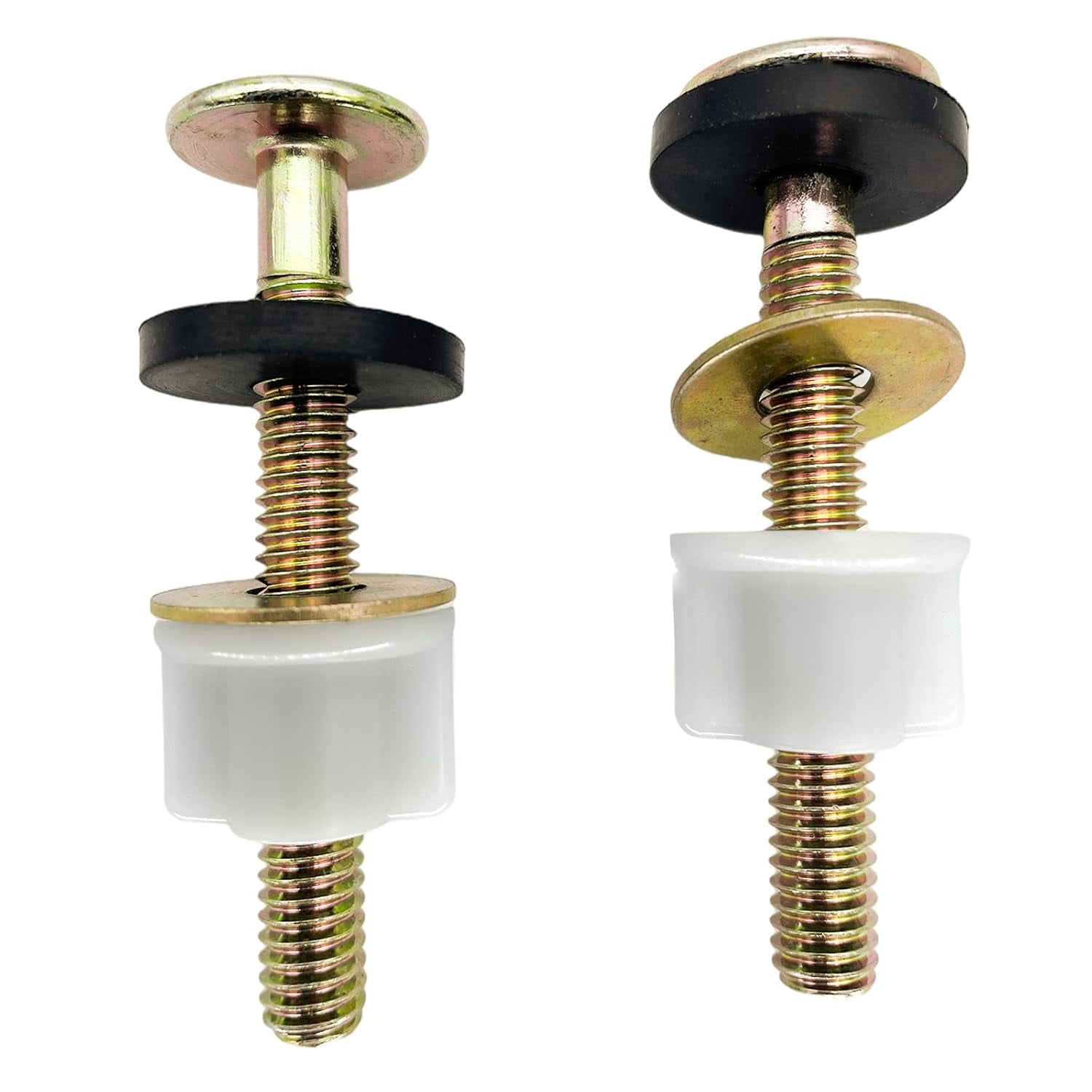 2Pcs Universal Toilet Seat Bolt Screw Set Heavy Duty Hinge Bolt with ...