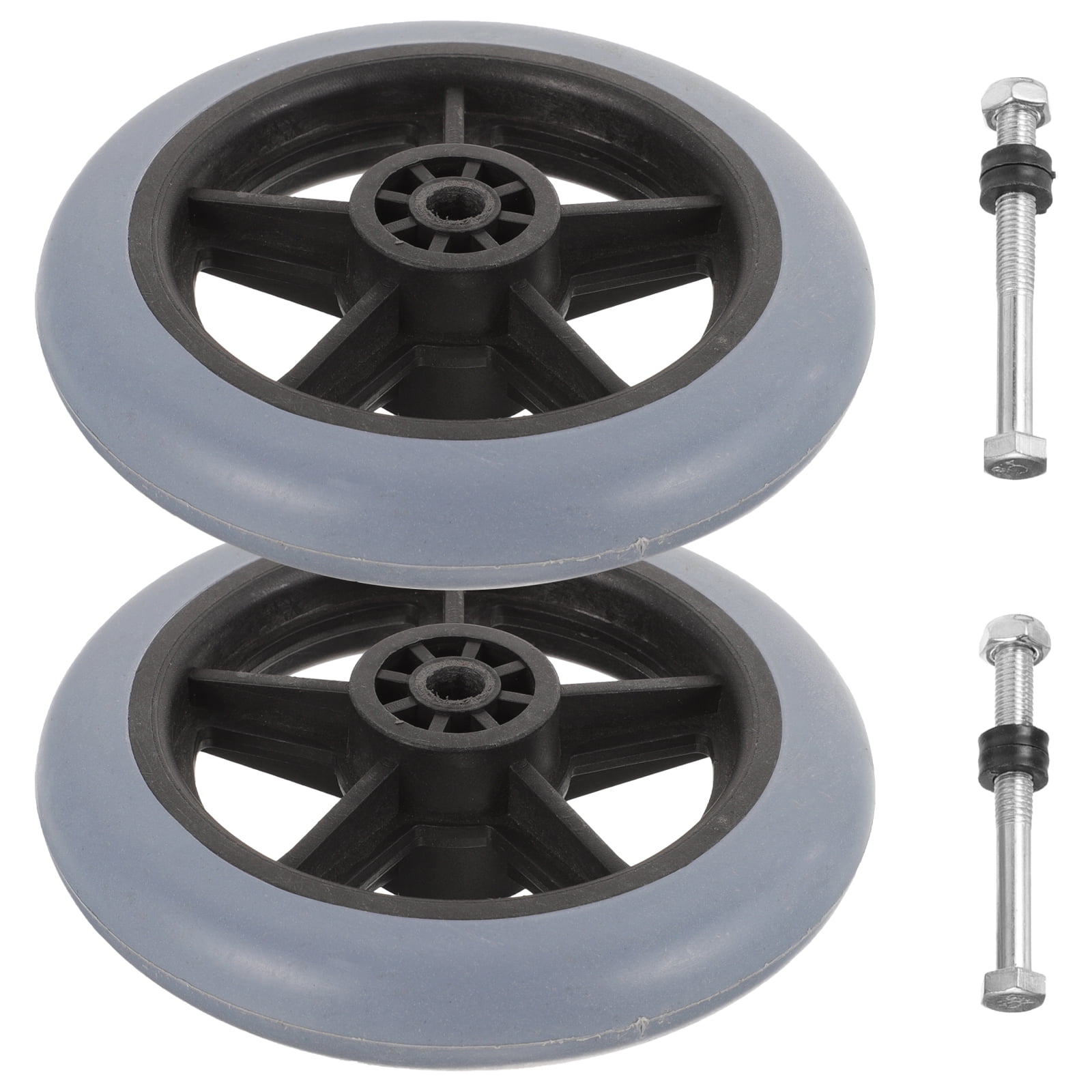 2Pcs Universal Wheelchair Wheels Parts Replacements Antiwear Wheelchair ...