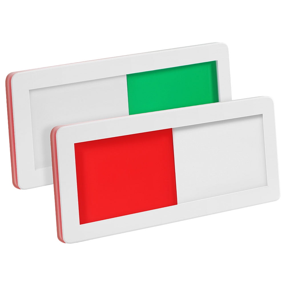 2Pcs Vacant Occupied Slider For Home Office Hotel Privacy Door ...