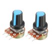 5K Ohm Rotary Potentiometer Variable Dial Resistor Precision 10 ...