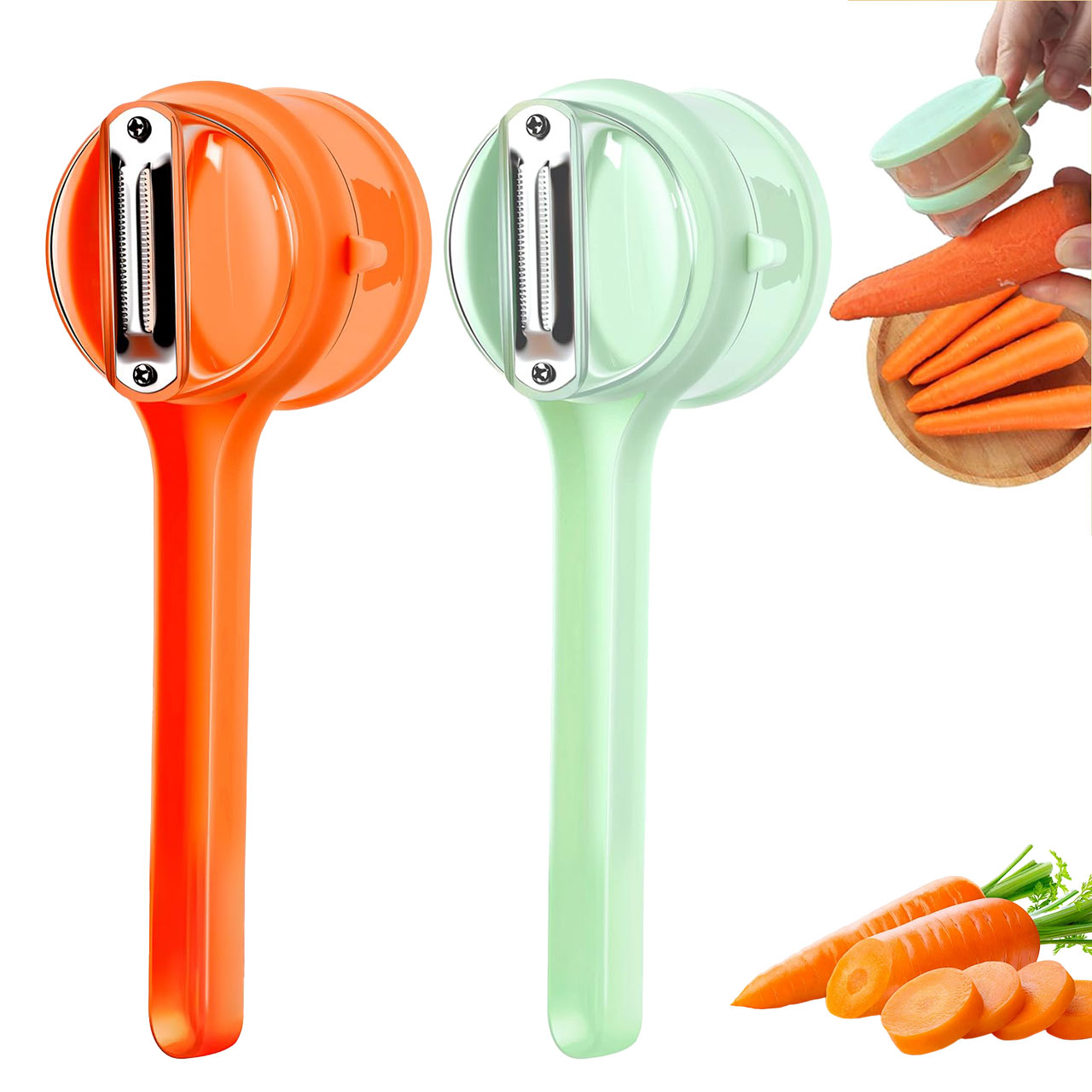 2Pcs Vegetable peelers for kitchen, Potato Peeler, Fruit Carrot Veggie ...