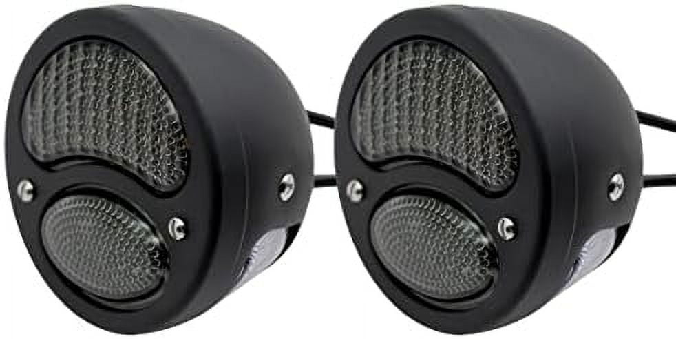 2Pcs Vintage Duolamp LED Tail Light 12V Rear Stop Indicator with Turn ...