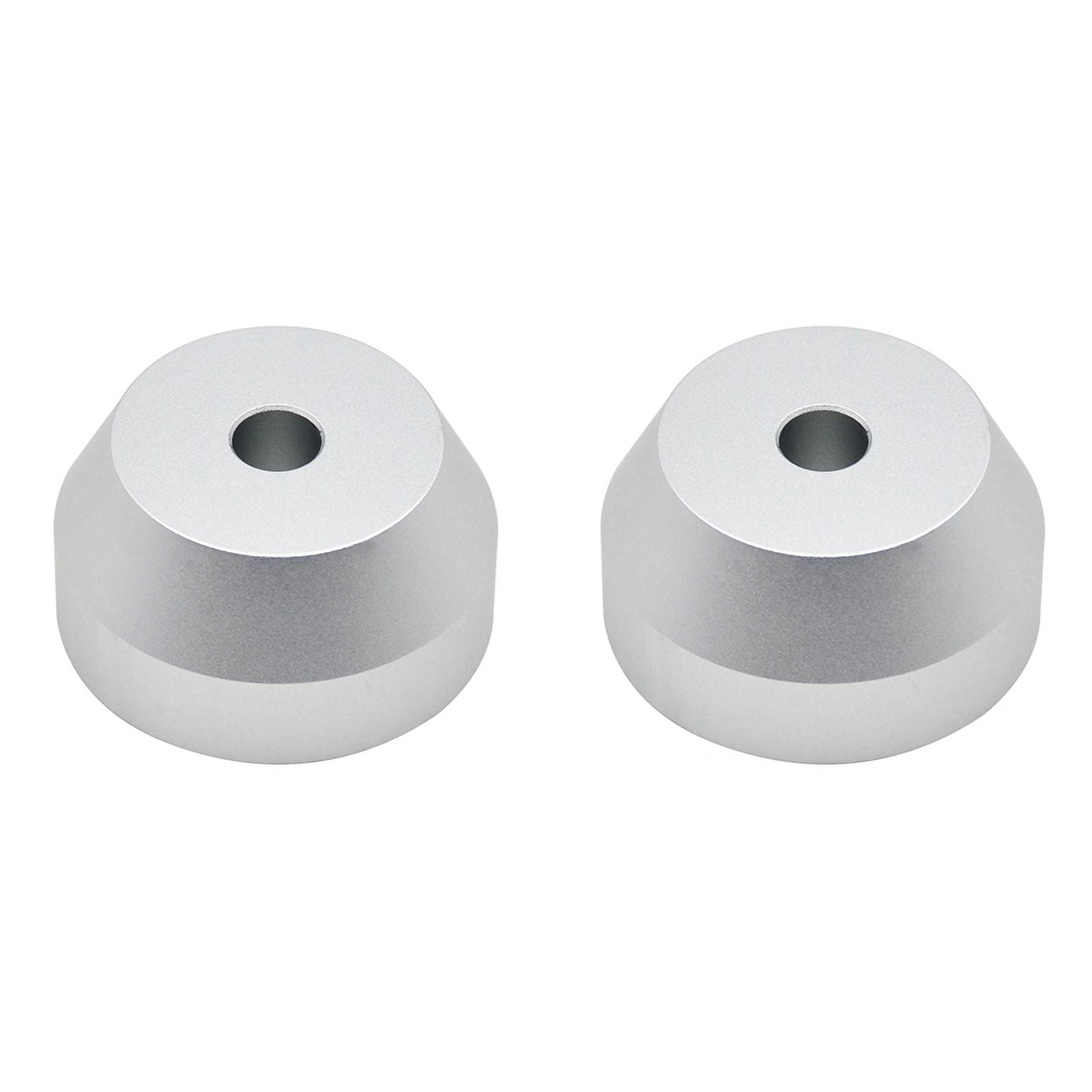 2Pcs Vinyl Record Dome Adapter Universal 45RPM Turntable Aluminum ...