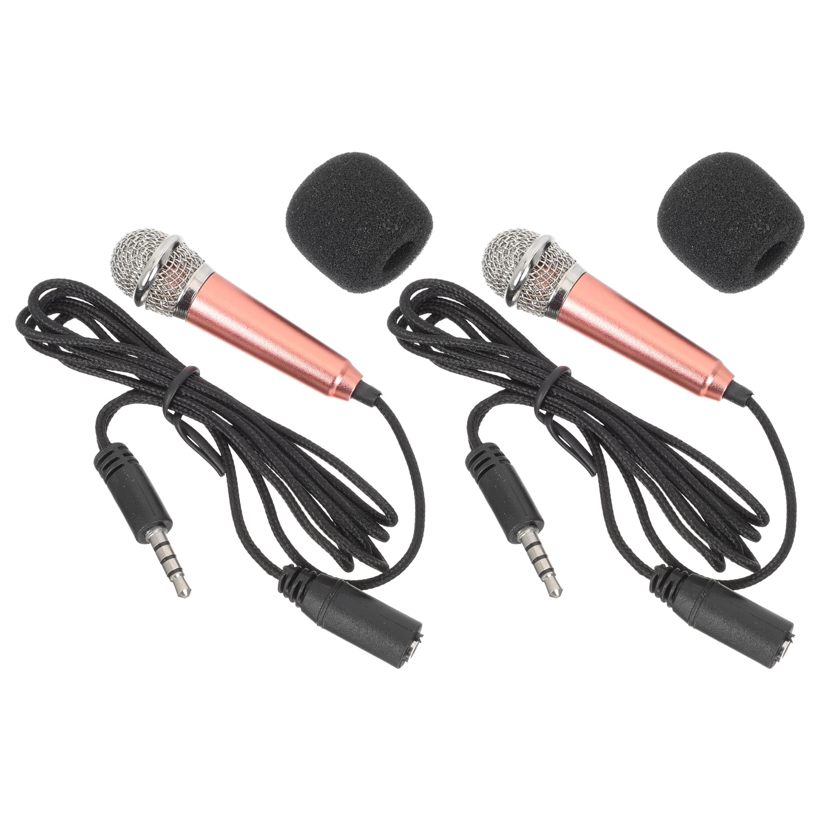 unbranded 2 Pcs Mini Microphone Headphones for Computer Video Headset ...
