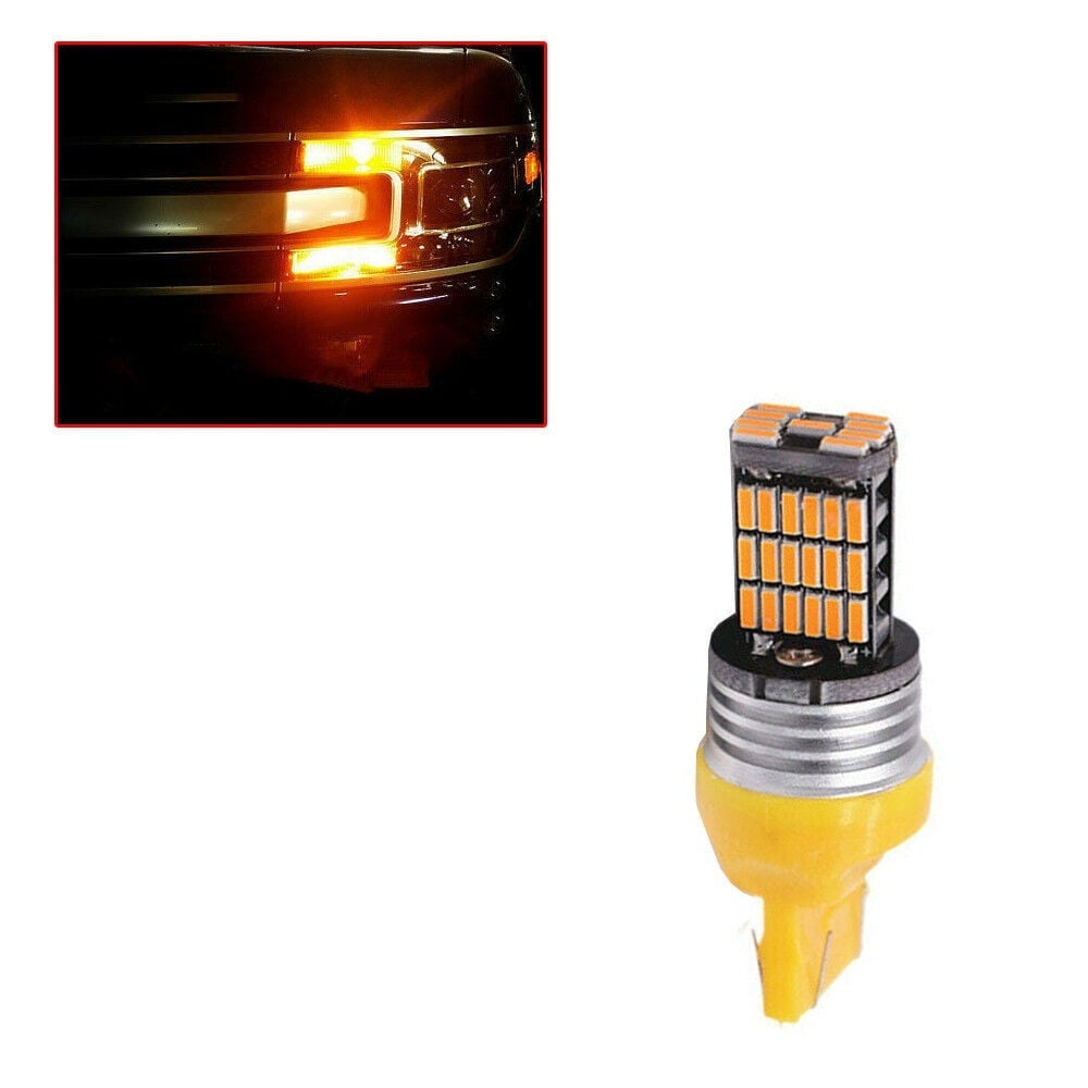 2Pcs WY21W LED Canbus No Error No Hyper Flash Turn Signal Lights Bulb ...